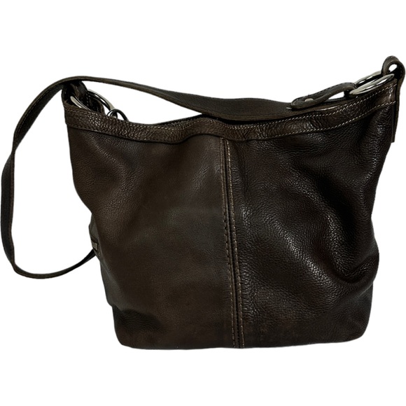 Roots | Bags | Roots Brown 0 Leather Hobo Shoulder Bag Purse Crossbody ...
